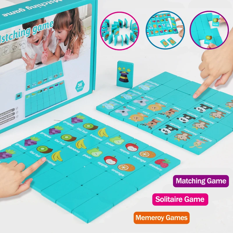Children-Wooden-Memory-Matching-Game-Solitaire-Concentration-Board-Game ...