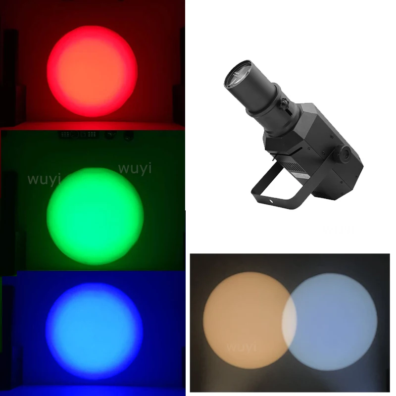 Dmx Mini Zoom 30w Ww / Cw 60w Rgb 3in1 Cob Led Profile Spot Light For ...