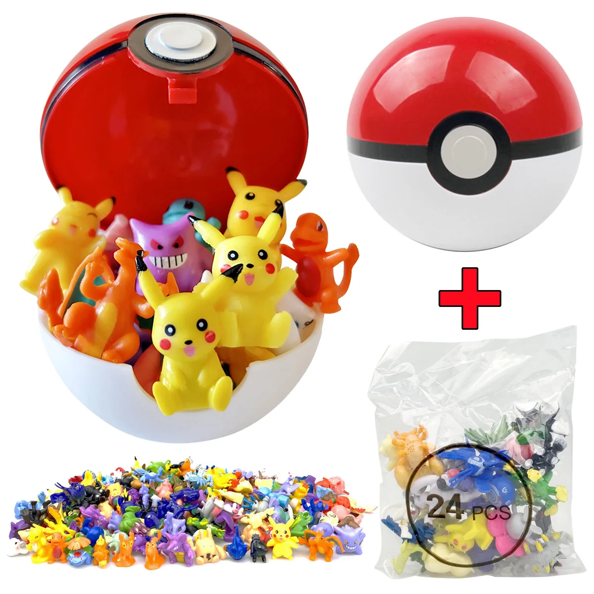 Tomy-Cole-o-Pok-mon-Figure-Model-Pikachu-Pokeball-Poke-Ball-Go ...