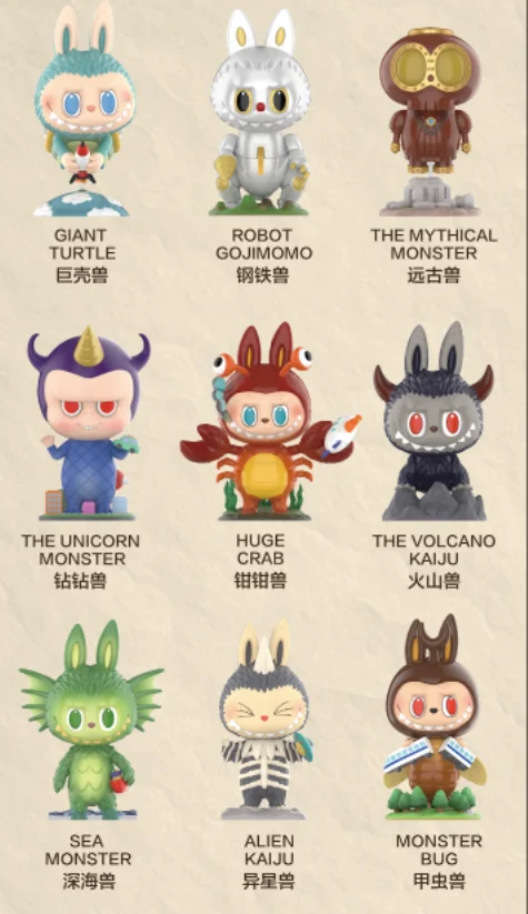 POP MART Labubu THE Elf MONSTERS Kaiju Caja Sorpresa Juguetes Figuras ...
