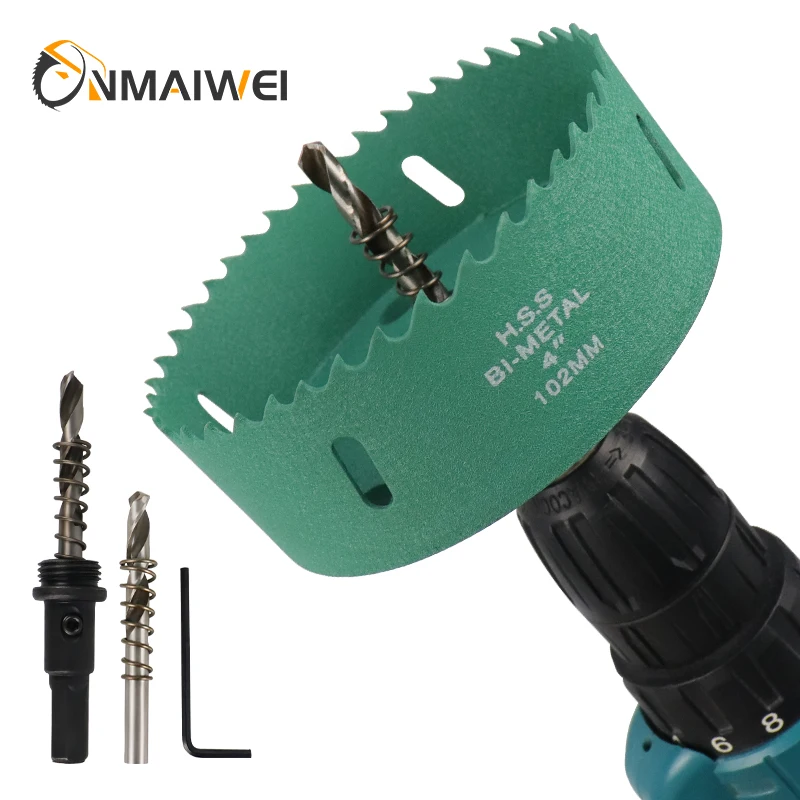 2"/3"/4" Inch Hole Saw Bi-metal Hole Cutter Fast Chip Remova Handy Hole ...