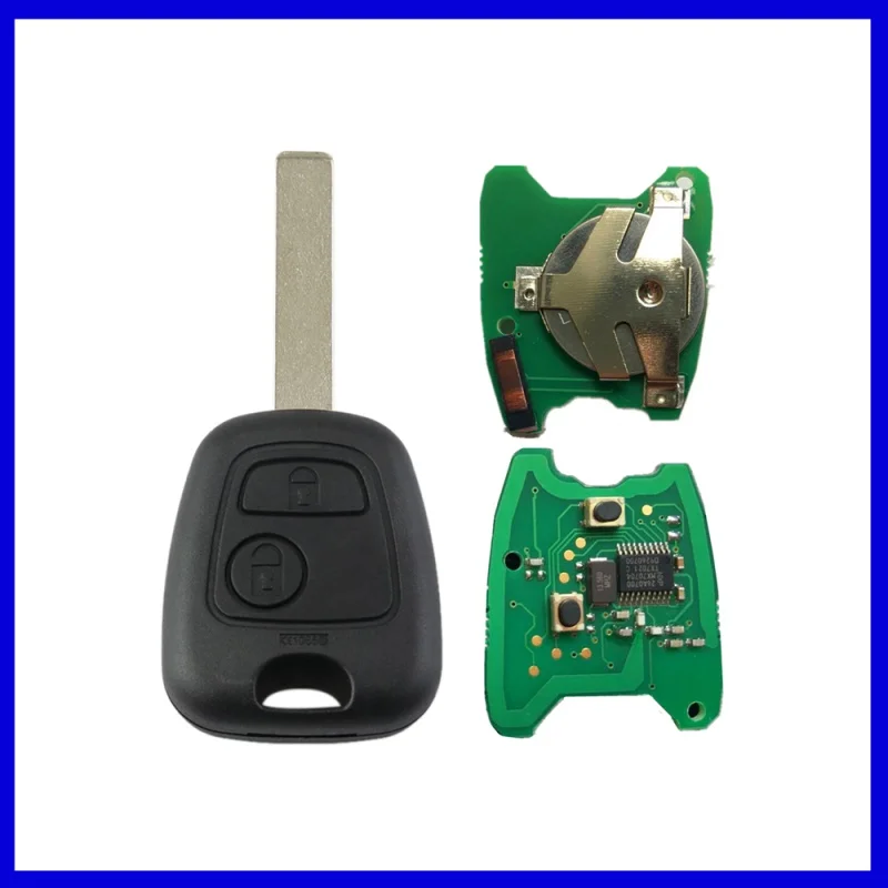 DUDELY Chip Para Citroen Chave Do Carro Remoto 433MHZ ID46 C1 C2 C3 C4 ...