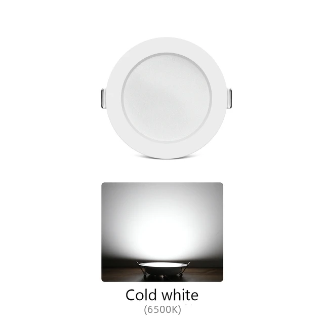 10pcs LED Downlight 5W 7W 9W 12W 20W 220V Recessed Ceiling Light 3/4/5 ...