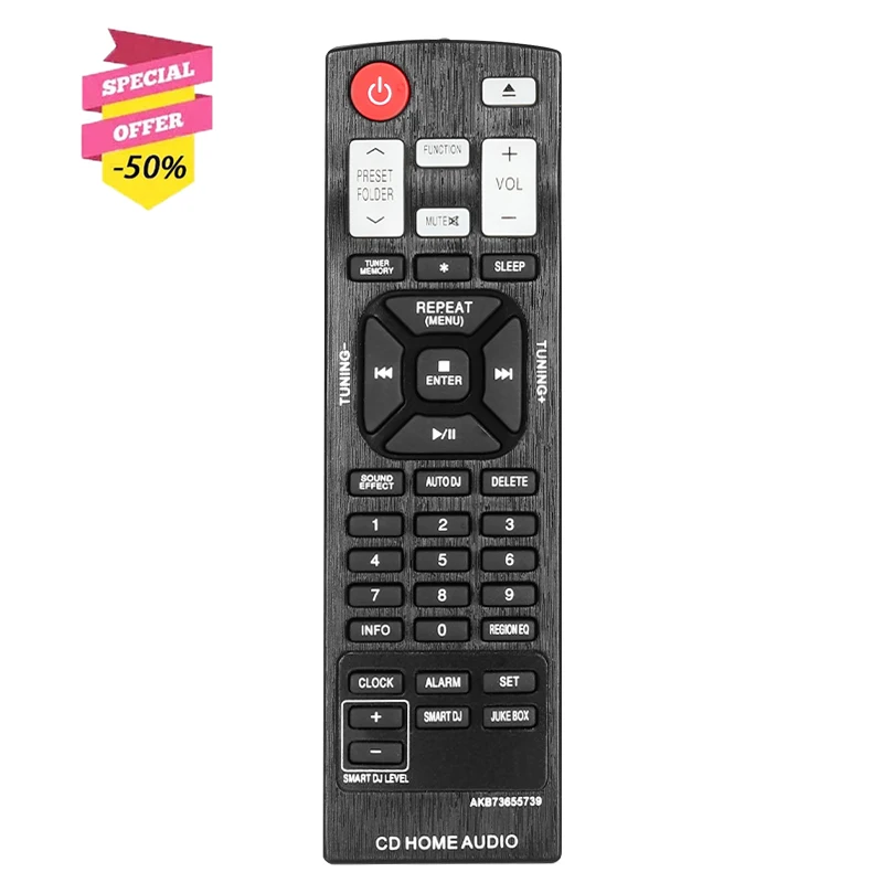 AKB73655739-Remote-Control-For-LG-CD-Home-Audio-System-CM4341-CM4441 ...