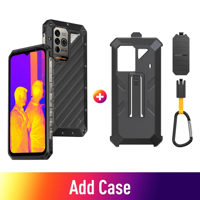 Ulefone Power Armor 19T Thermal Imaging Camera FLIR® Rugged Phone 17GB ...