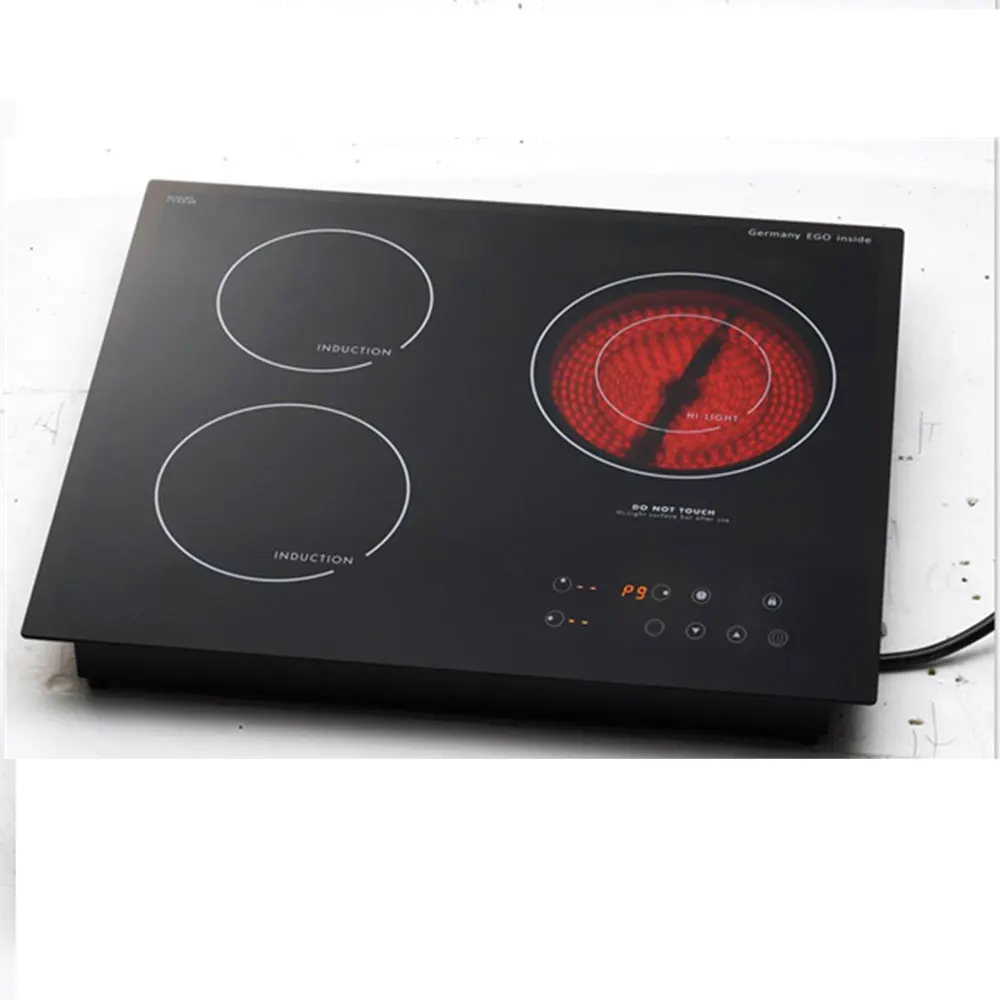 Commercial Threer-head Electric Cooker Ceramic Cooker Electric Stove ...