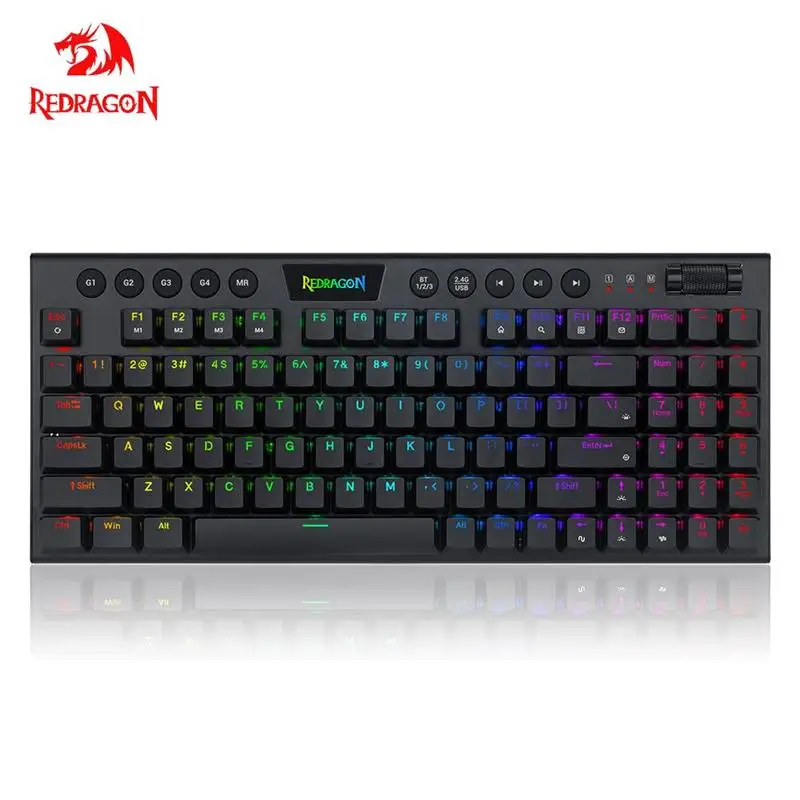 REDRAGON-YI-Pro-K618-KBS-RGB-Support-Bluetooth-5-0-wireless-USB-2-4G-3 ...