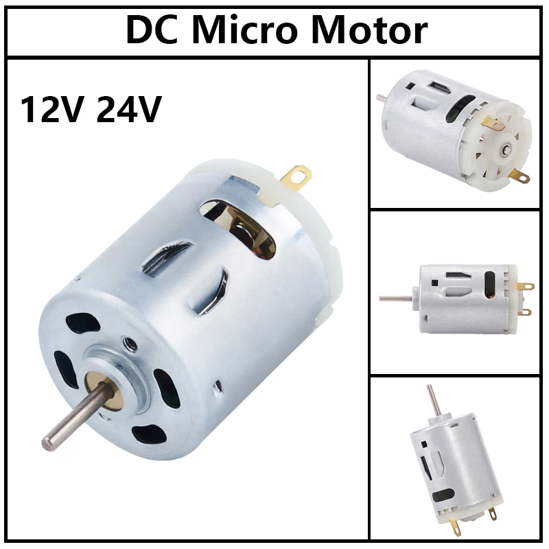 R380-6-24V-DC-Motor-24000RPM-High-Speed-Micro-Motor-Metal-Stainless ...