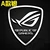 Asus Rog Republic Of Gamers Metal Logo Sticker For Laptop Tablet ...
