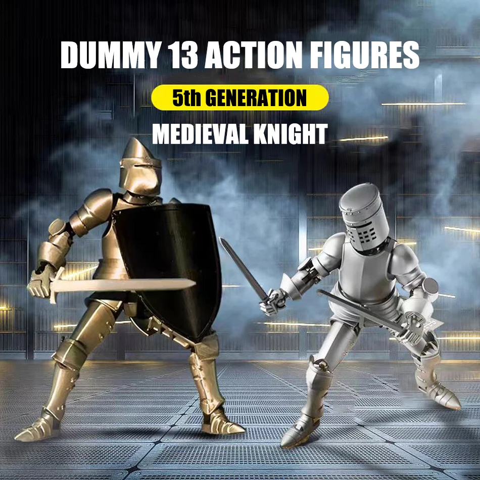 Dummy-13-Magnetic-Armored-Robot-Action-Figures-Multi-Jointed-Medieval ...