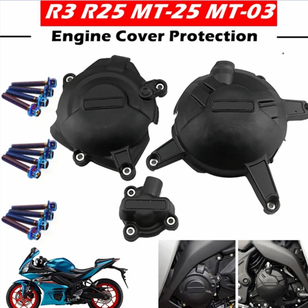 Motorcycles-Engine-Cover-Protection-Case-For-Case-GB-Racing-For-YAMAHA ...