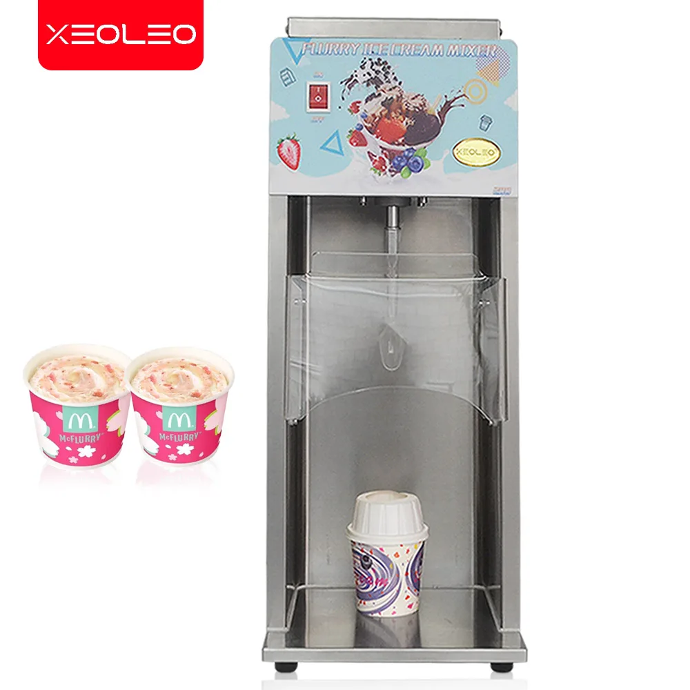 Xeoleo Commercial Automatic Ice Cream Machine Mc Flurry Machine Frozen ...