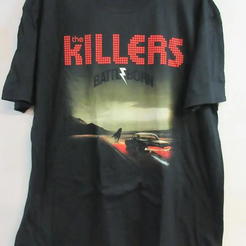 THE KILLERS OFFICIAL MERCH BATTLE BORN 2012 BAND CONCERT MUSIC T-SHIRT ...