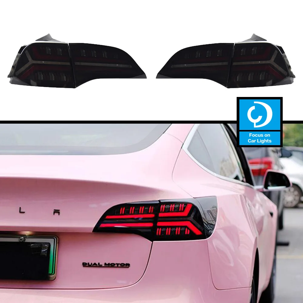 Taillights-Styling-For-Tesla-Model-3-Model3-Model-Y-Tail-Light-LED-DRL ...