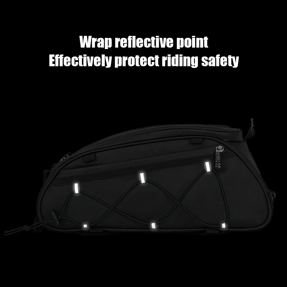 RZAHUAHU-Waterproof-Bike-Pannier-Rack-Bag-Multiple-Pockets-Bicycle-Rear ...