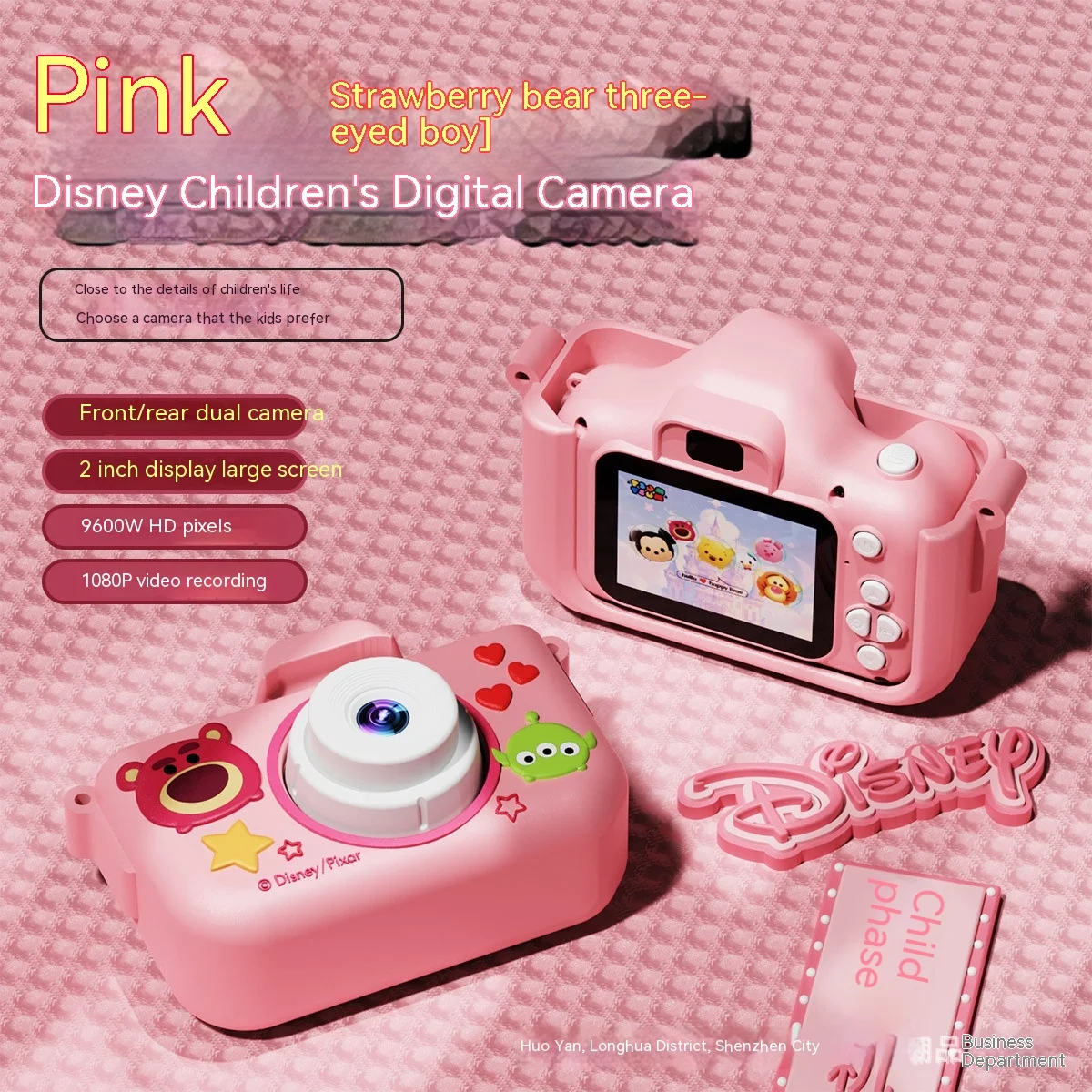 Cámara réflex de alta definición para niños con diseño de Mickey Minnie ...