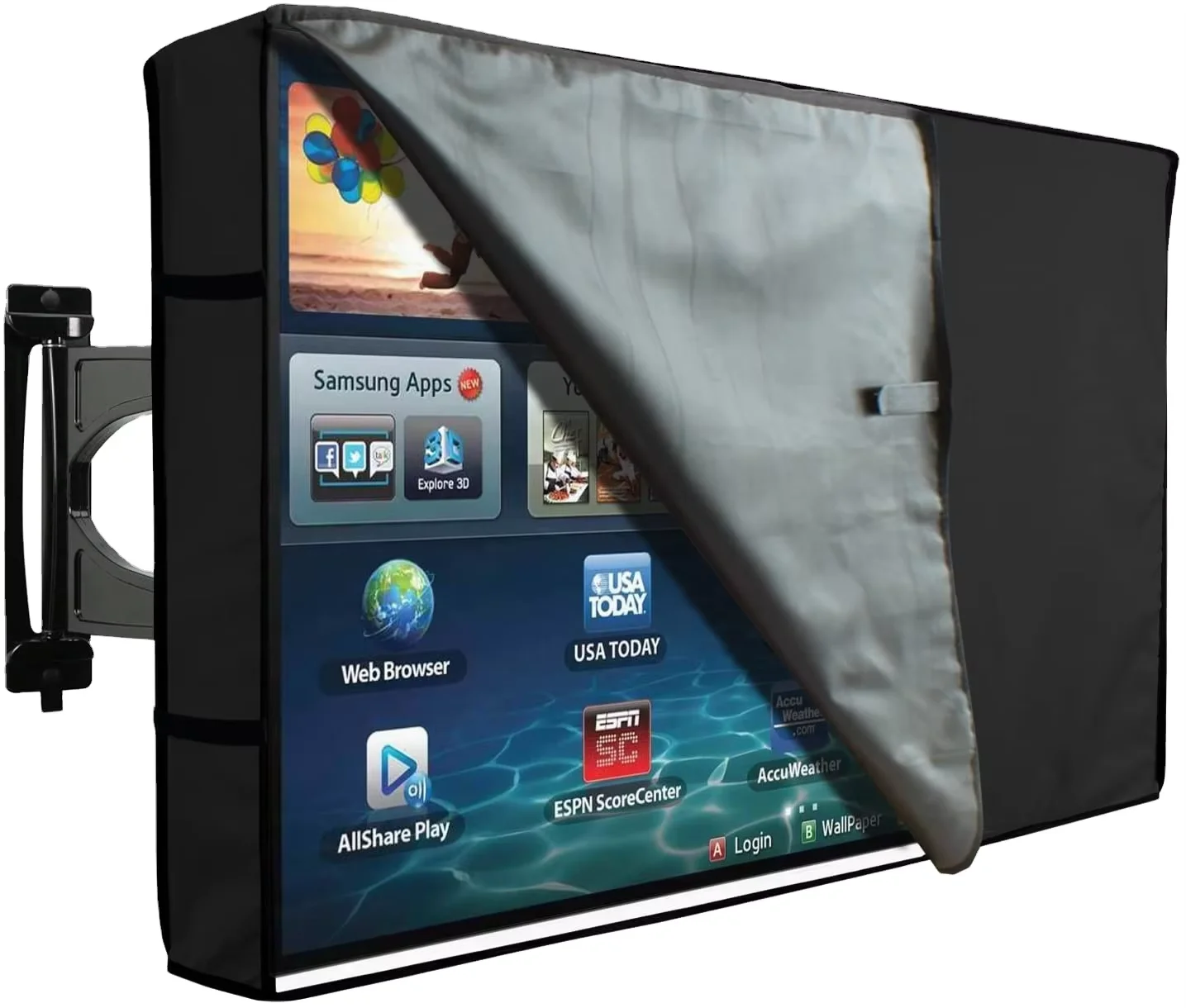 Waterproof & Dust-Proof Outdoor TV Shield for LCD, LED, Plasma Flat ...