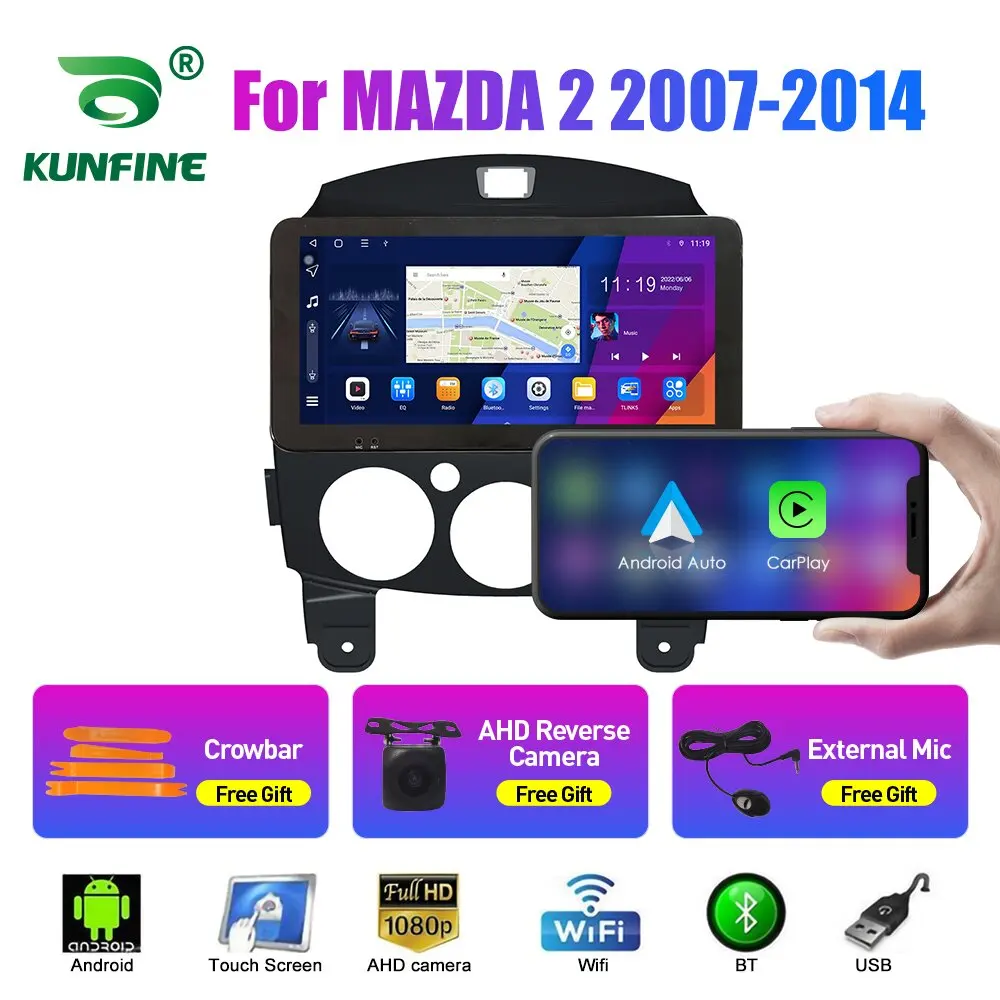 Car Radio For Mazda 2 2007-2014 Octa Core Android 10.0 Car Dvd Gps ...