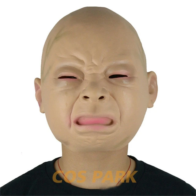 Realistic Crying Baby Mask