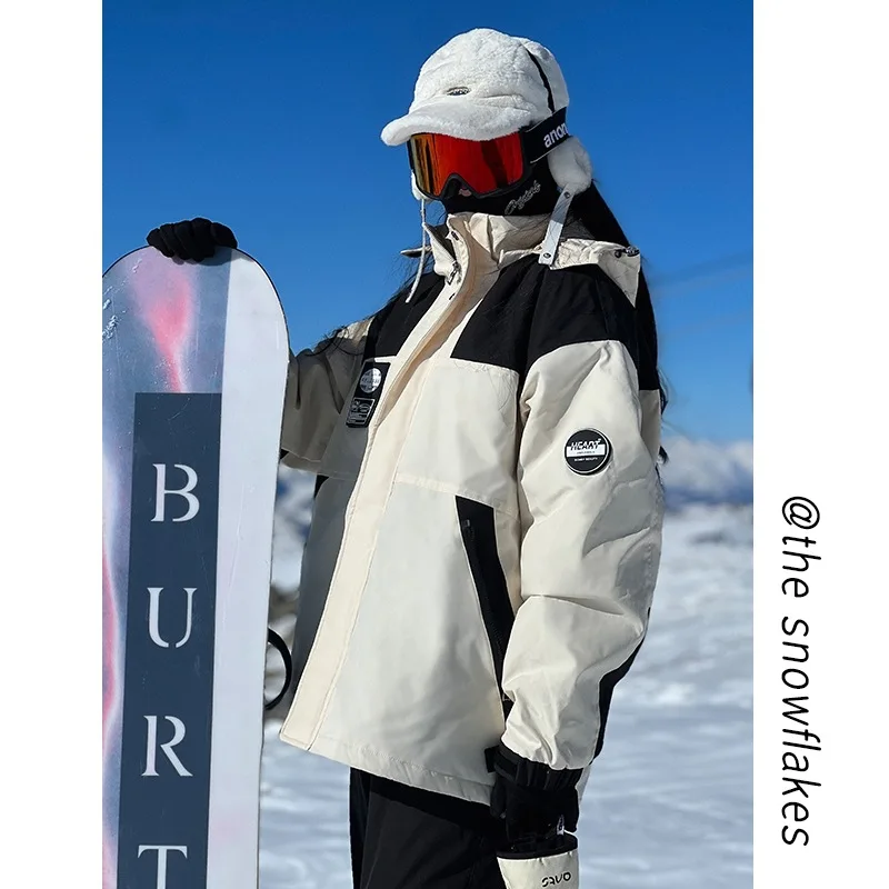 Traje-de-esqu-de-moda-para-hombres-y-mujeres-traje-de-Snowboard-grueso ...