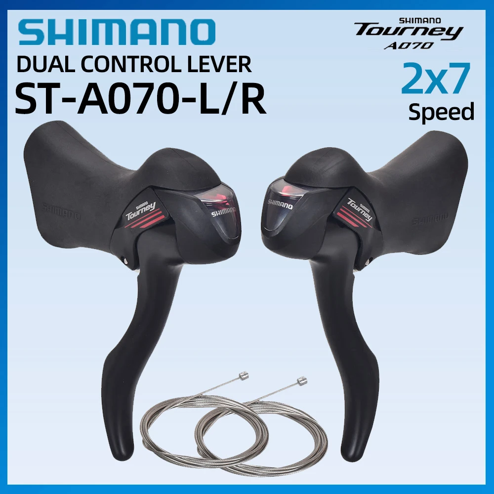 SHIMANO-TOURNEY-ST-A070-2x7-Speed-Shift-Lever-Front-Rear-SUPER-SLR-2x7 ...