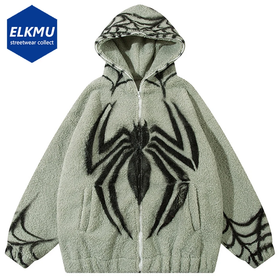 Streetwear-Winter-Fleece-Fluffy-Jacket-Hip-Hop-Harajuku-Fuzzy-Zipper ...