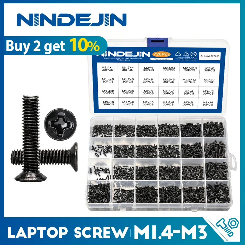 Carbon Steel Laptop Screws Kit | Laptop Notebook Screws Kit Set ...