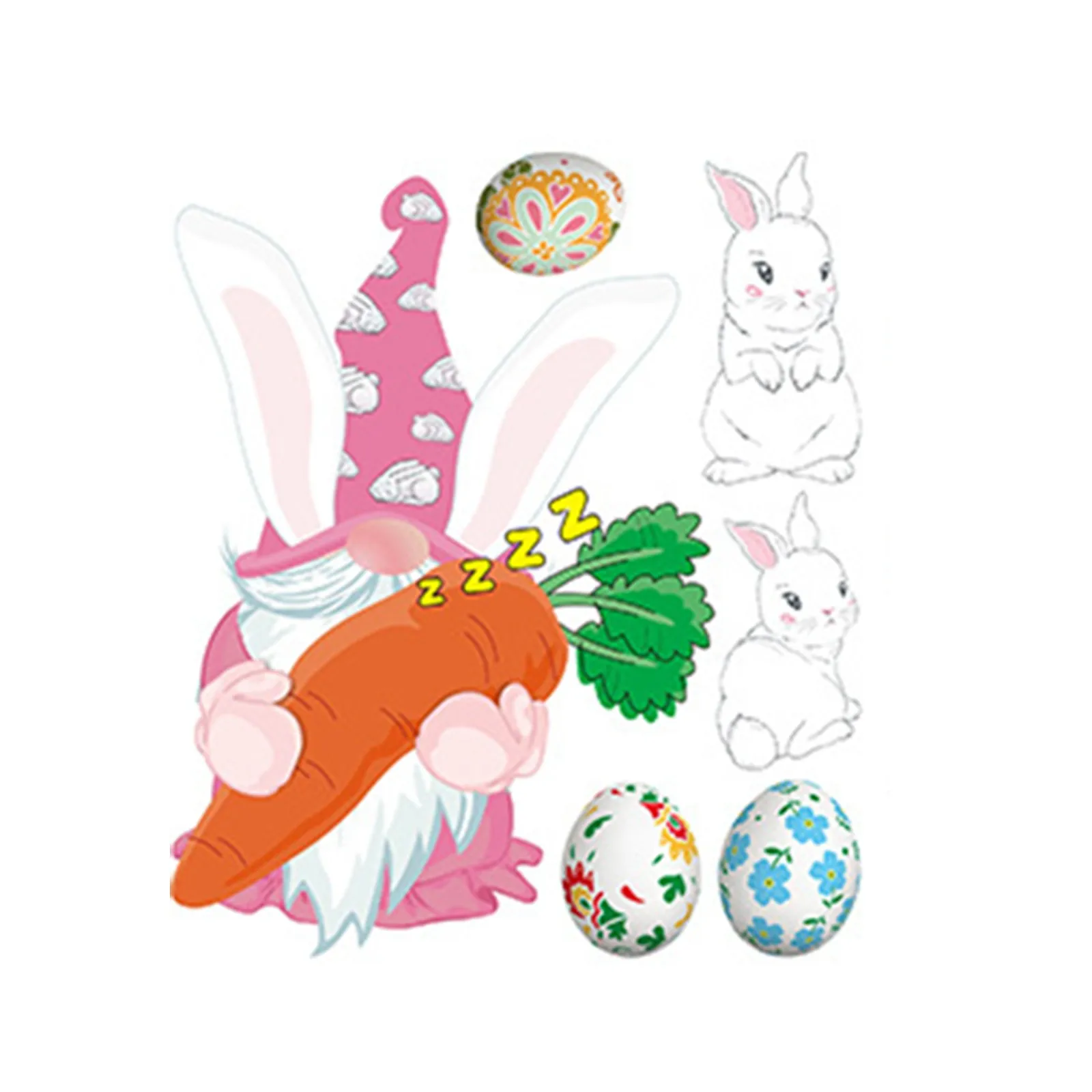 1set Easter Rabbit Stickers 【税込?送料無料】