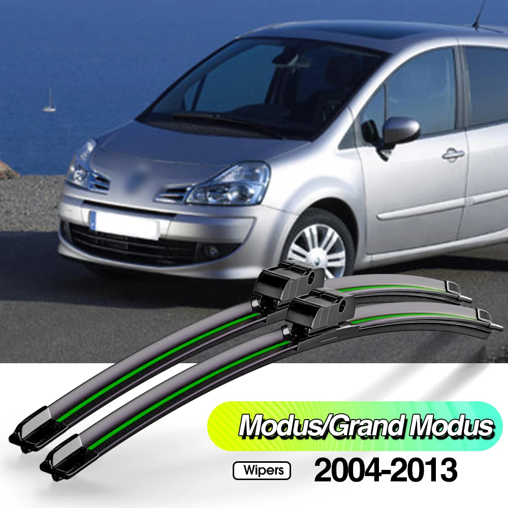 For-Renault-Modus-Grand-Modus-2004-2013-2pcs-Front-Windshield-Wiper ...