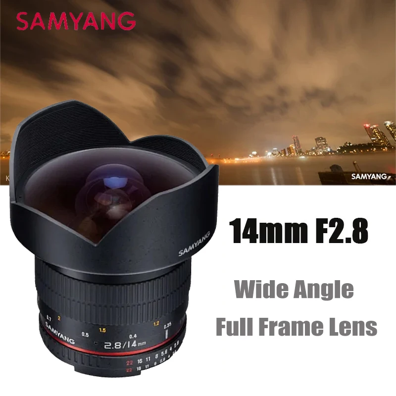 Samyang 14mm F2.8 Wide Angle Full Frame Lens For Sony Canon EF Nikon ...