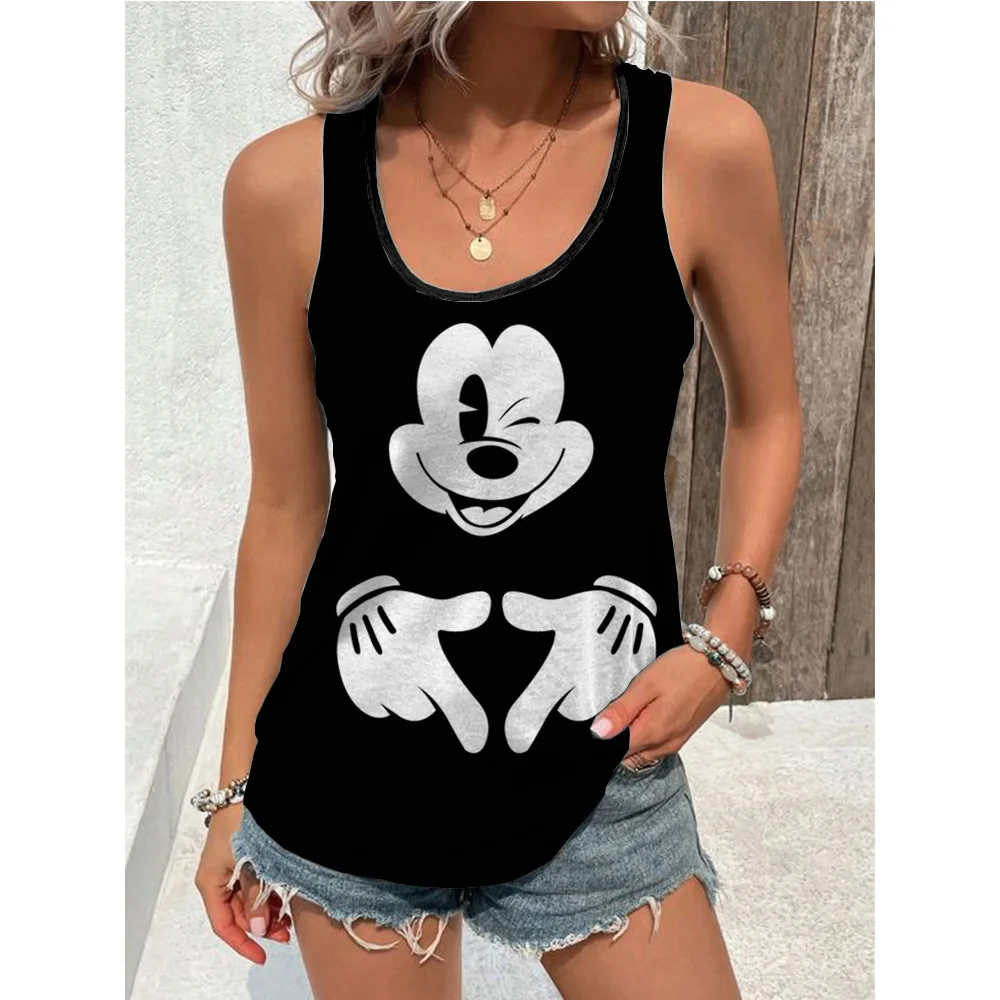 S-3XL-New-Disney-Mickey-Mouse-Tank-Top-2024-Summer-Casual-Strap ...