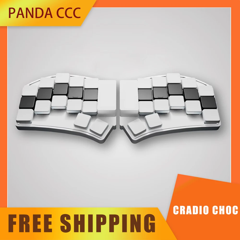 Ferris Sweep Cradio Choc Split Keyboard 34keys Bluetooth Hotswap Custom ...