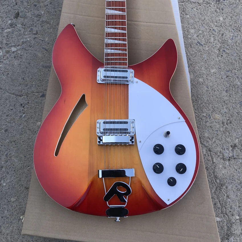 Ric-Model-330-Electric-Guitar-Cherry-Sunburst-21-Frets-Semi-Hollow-Body ...