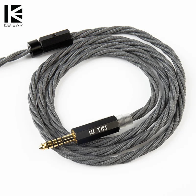 TRI-Wolfram-4-Corer-Upgrade-Earphone-Cable-OFC-Shielding-Pure-Silve ...