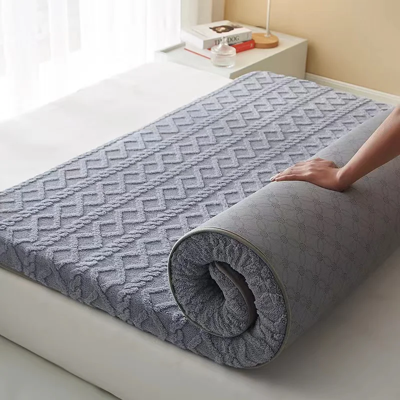 Thick-Velvet-Mattress-Single-Double-Size-Sponge-Mattress-Cushion-Mat ...
