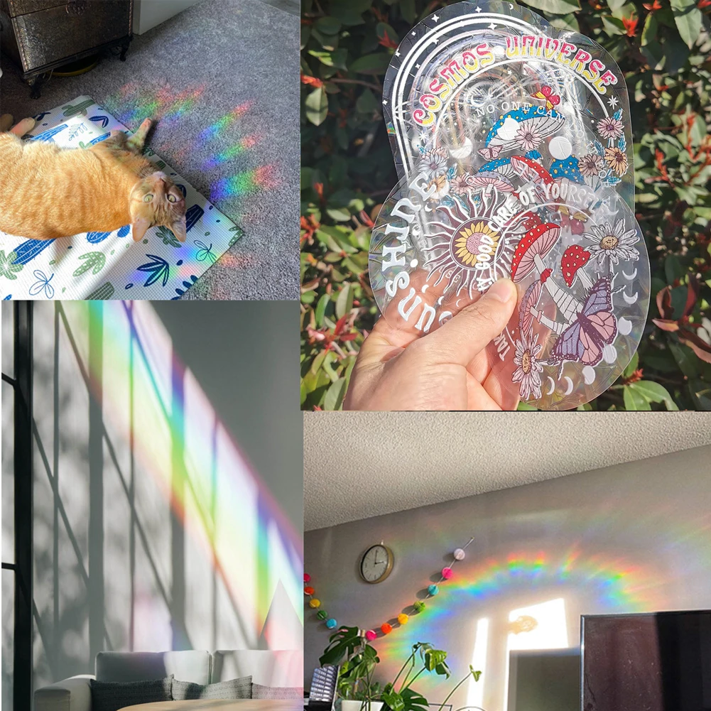 Laser-Rainbow-Window-Sticker-Film-Sun-Catchers-Wall-Stickers-for-Home ...