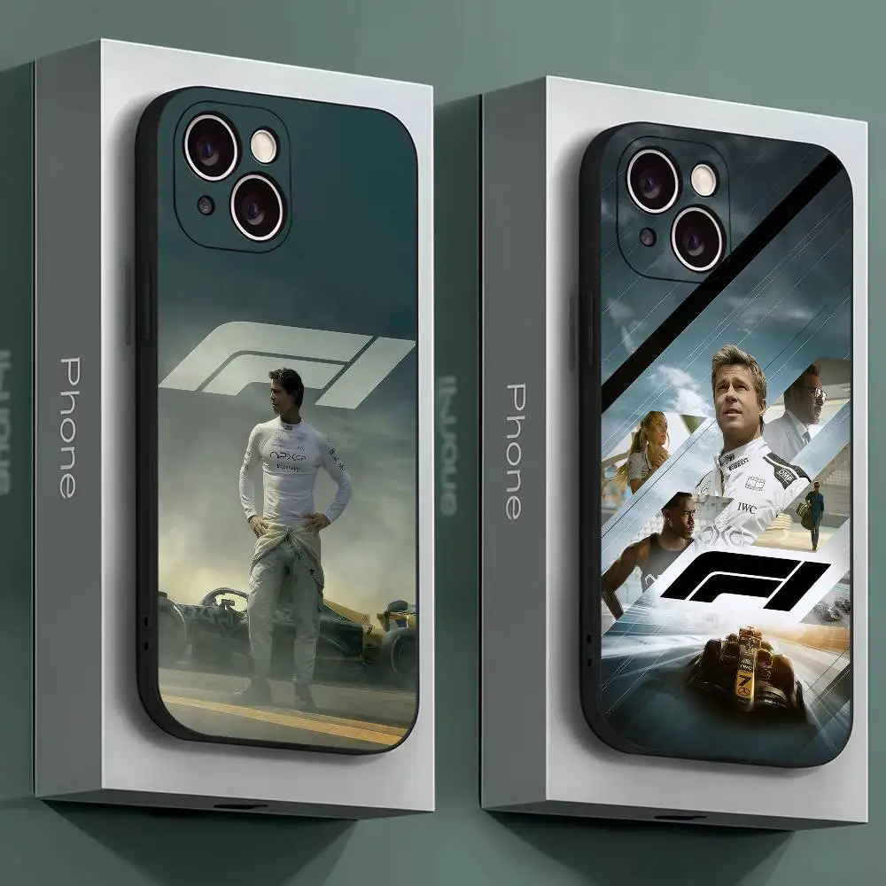 F1 Movie Phone Case Black Silicone Matte Phone Case For Iphone 17 Air ...