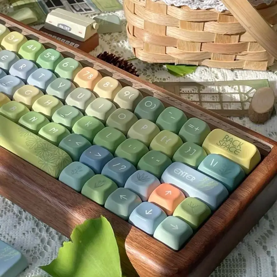 Alice-keycaps-PBT-Keycap-FOA-Summer-themed-Keycaps-140-Keys-COOL-Square ...