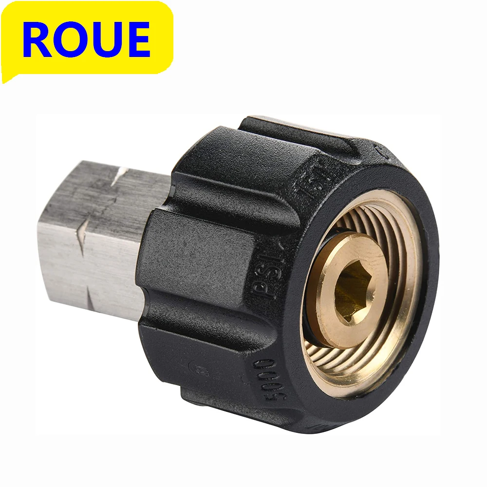 Tool Pressure Washer Adapter Female Metric M22 to 1/4 Inch Female NPT ...