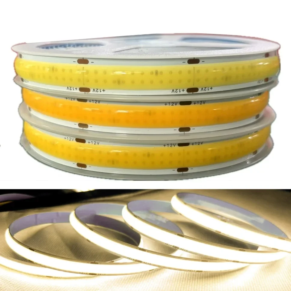 Double-Row-COB-LED-Strip-DC12V-24V-Super-Bright-626LEDs-m-Flexible ...