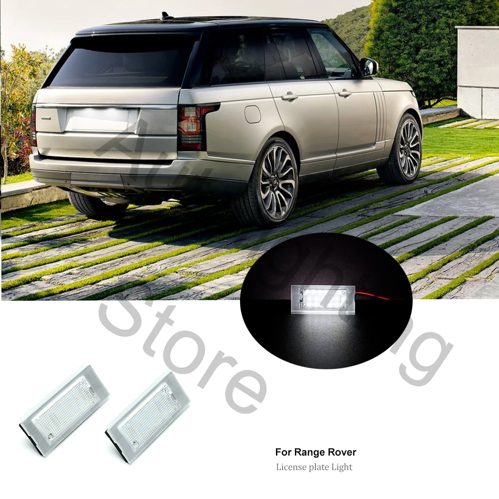 Luz LED blanca para placa de matrícula de coche, 2 piezas, para Range ...