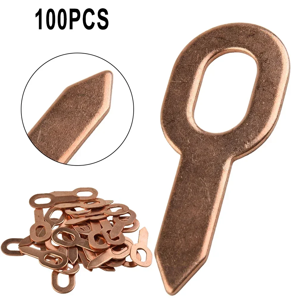 100 Pcs Car Body Scratch Repair Recessed Pull Rings Dent Puller Rings ...