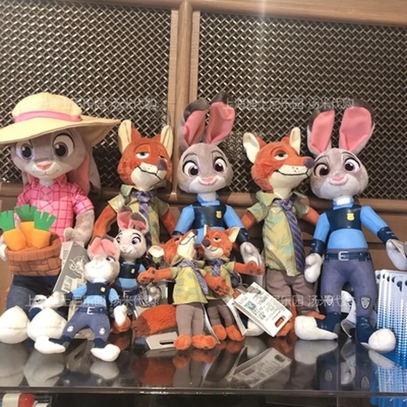 Kawaii-Disney-Zootopia-Judy-Rabbit-Fox-Nick-Plush-Doll-Soft-Stuffed ...