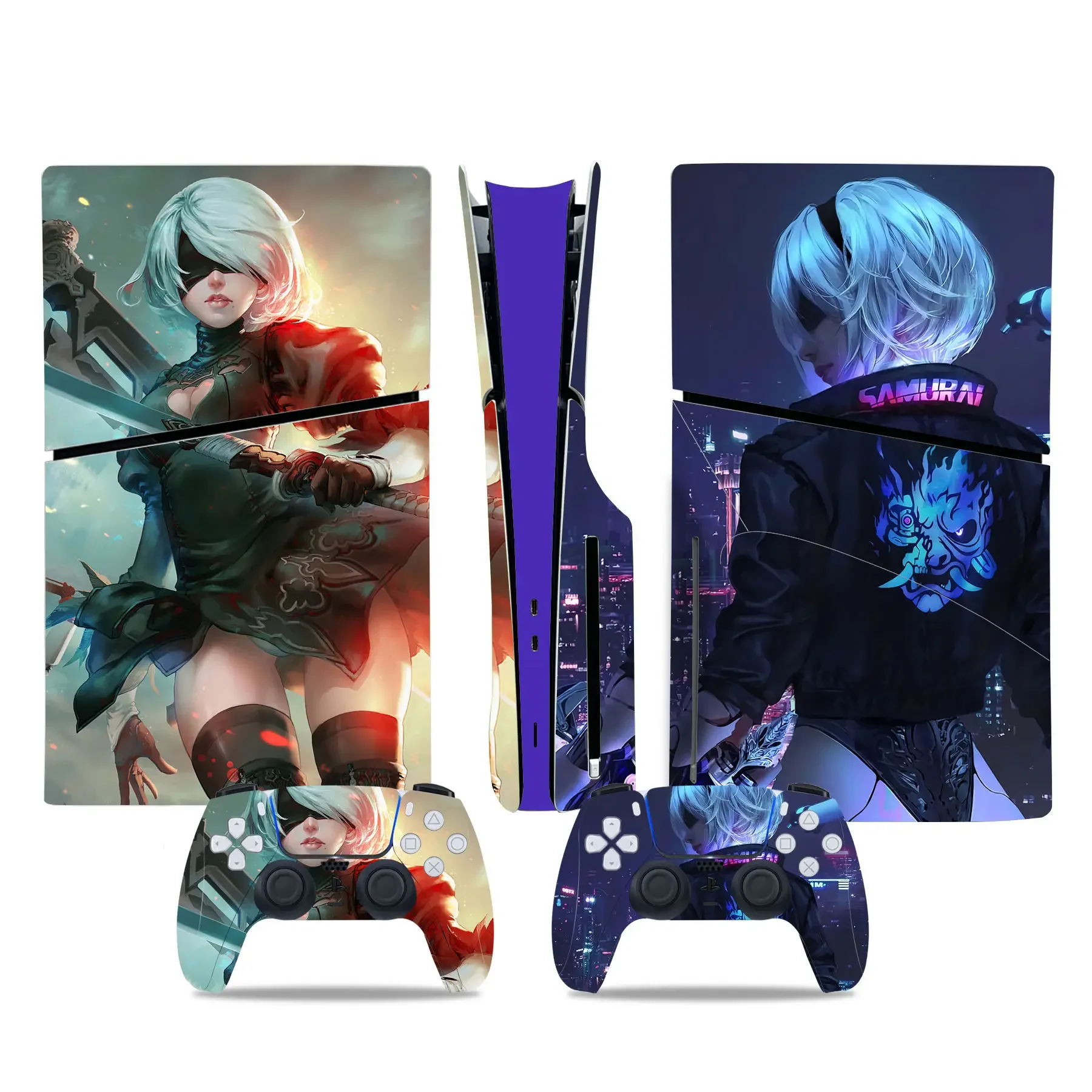 NieR-Automata-Game-PS5-Slim-Disc-Skin-Sticker-Decal-Cover-for-Console ...