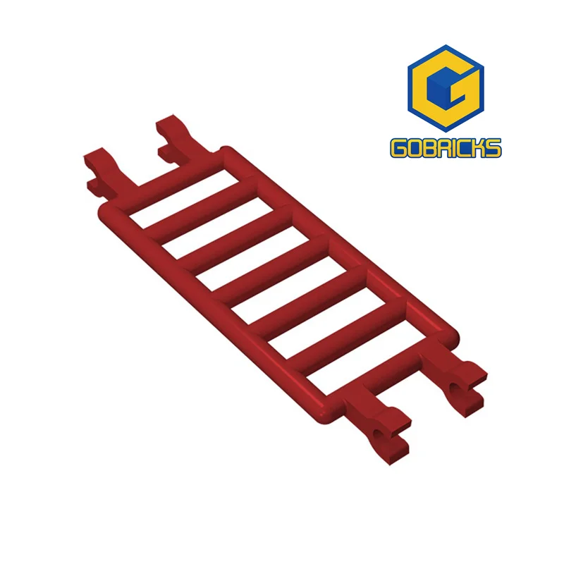 Gobricks-10Pcs-MOC-Parts-30095-Ladder-Bar-7-x-3-with-4-Clips-Compatible ...