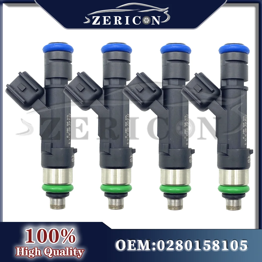 4pcs New 0280158105 0280158003 Car Fuel Injector Nozzle For Ford 2004 F ...