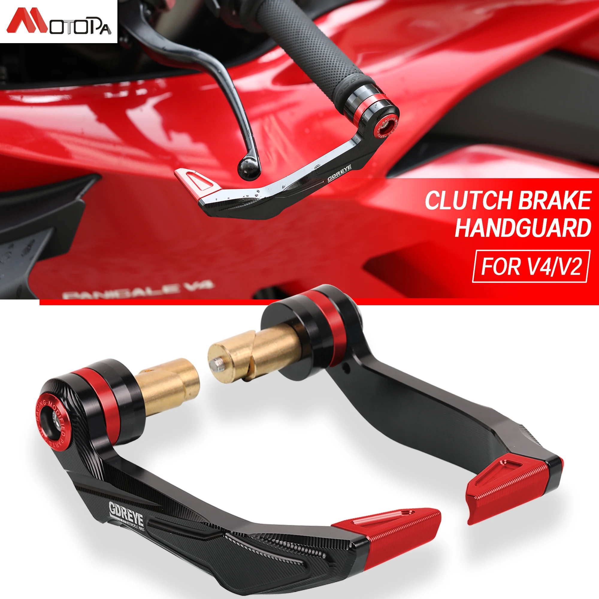 NEW Motorcycle Thick aluminum Grips Guard Brake Clutch Levers Guard ...