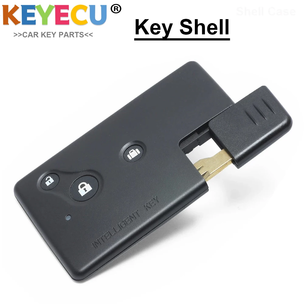KEYECU-Smart-Card-Remote-Control-Car-Key-Shell-Case-Cover-for-Nissan ...