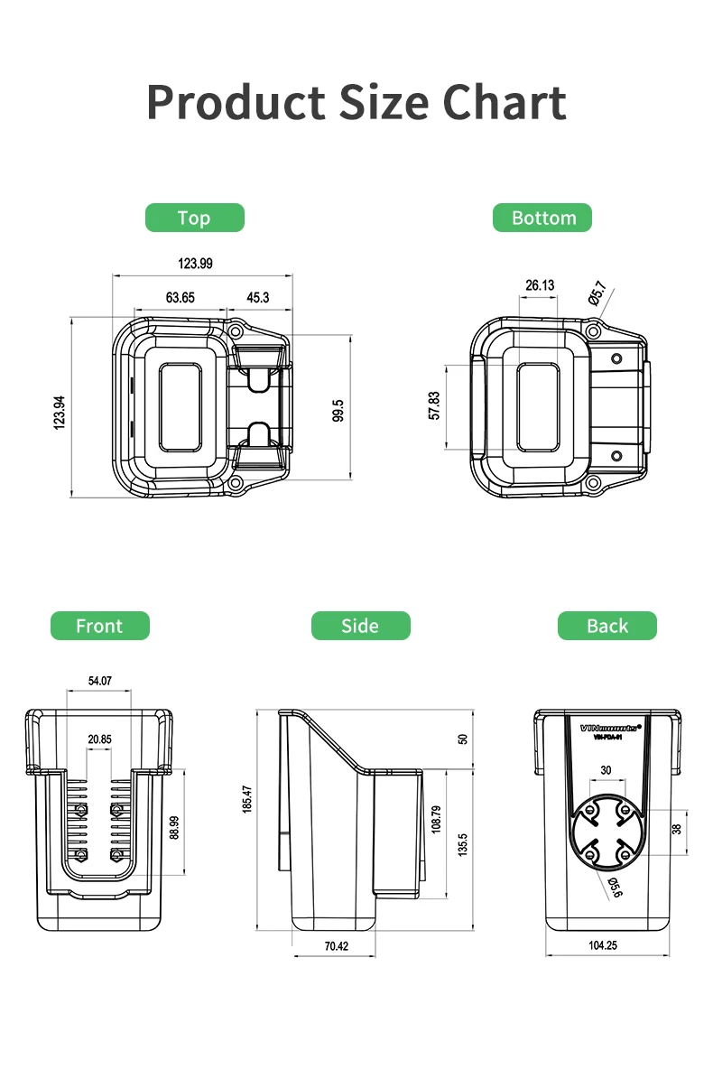 VIN Mount Universal Scanner Gun holder with Drill Down Ball Base for ...