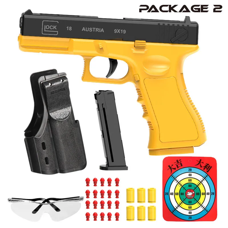 2024-G18-Automatic-Shell-Ejection-Toy-Gun-Capable-of-Firing-Soft ...